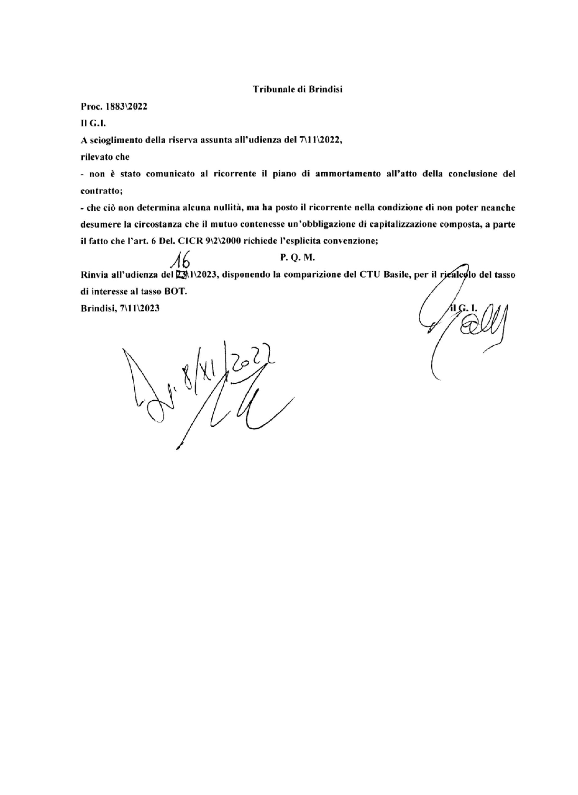 Importanza della Delibera CICR 9.2.2000 nei contratti di mutuo - Studio ...